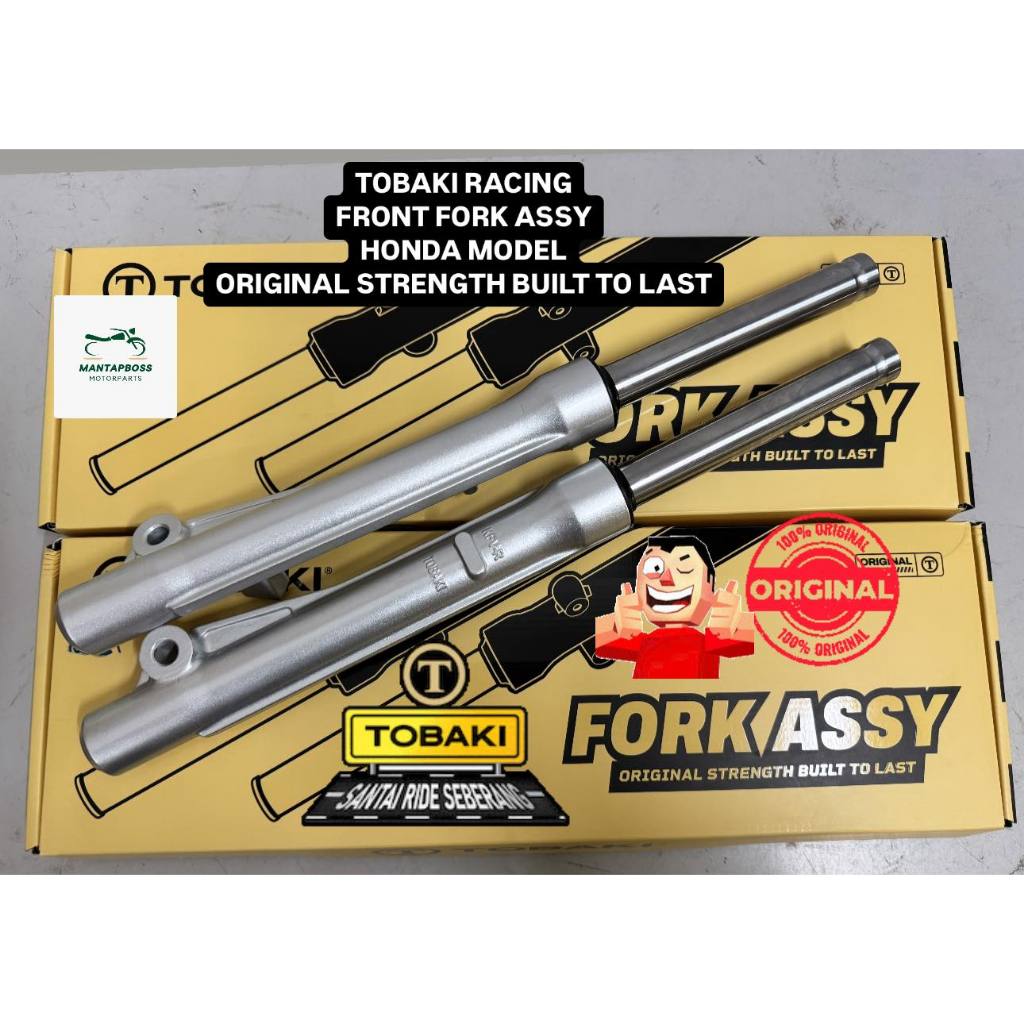TOBAKI FRONT FORK ASSY HONDA EX5 HIGH POWER / EX5 DREAM FRONT FORK DEPAN FRONT FORK ASSY ...