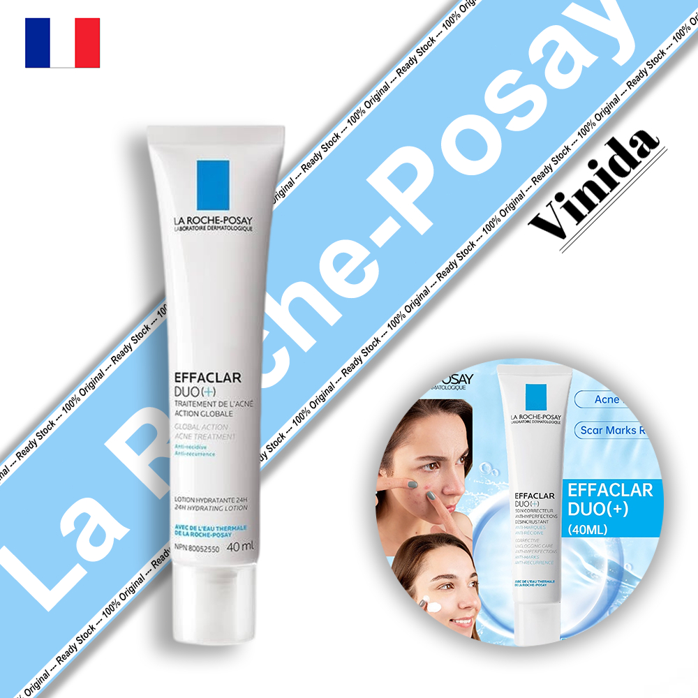 Lrp Effaclar Duo+ 40ml，Acne Spot Treatment Oily Acne-Prone Skin ...