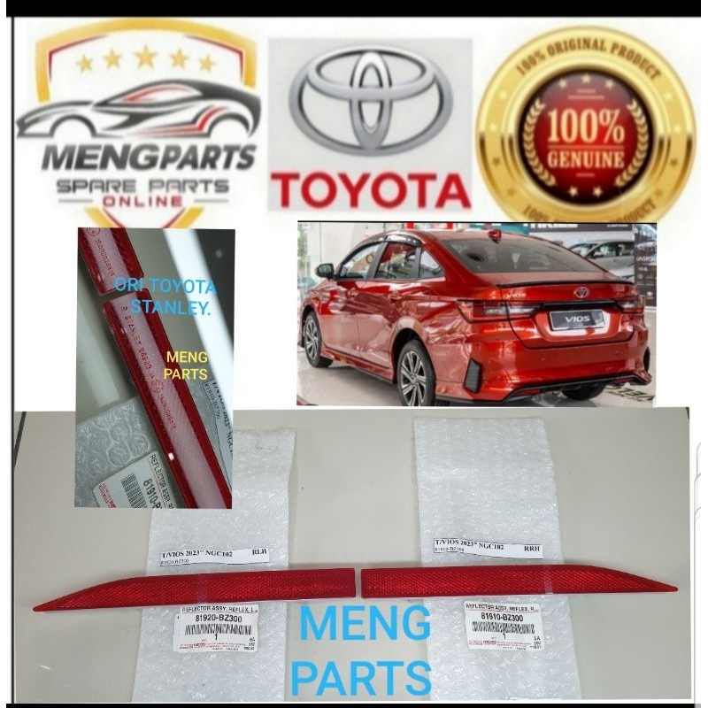 ORIGINAL TOYOTA VIOS AC100 NGC102 REAR BUMPER RELECTOR 81910-BZ300 ...