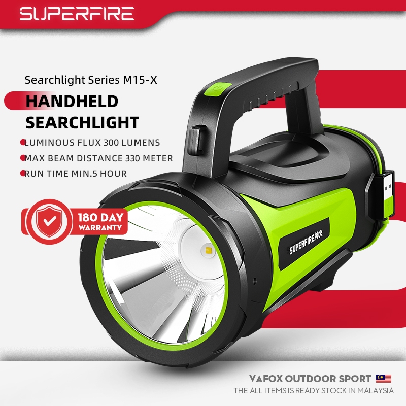 Supfire M15-X Lampu Suluh Terang Super Bright Torch Light Long-shot ...