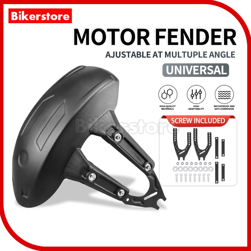 Motorcycle Rear Fender Wheel Cover Fender Bracket Belakang Fender ...
