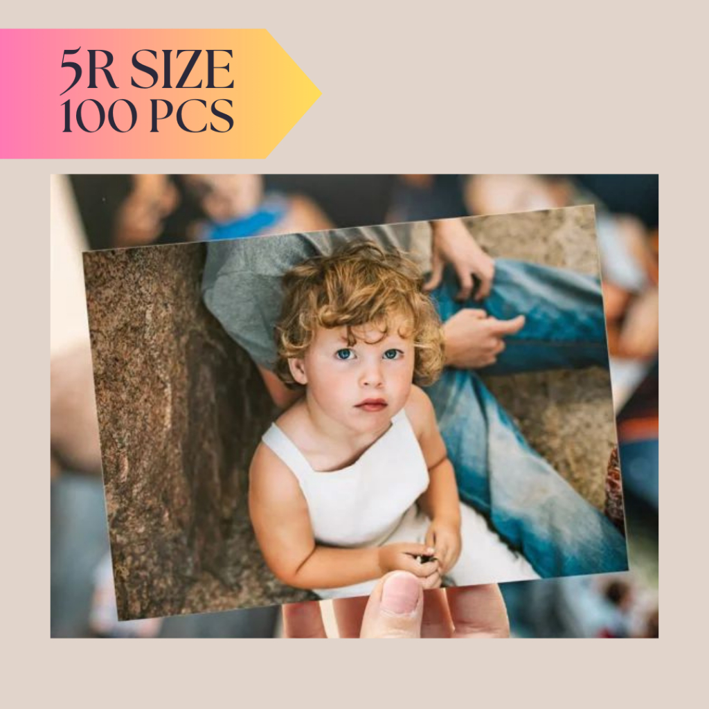 ♥1 Order 100pcs -5R Photo Print♥｜HD Cetak Gambar 5R ｜Kertas Berkilat ...