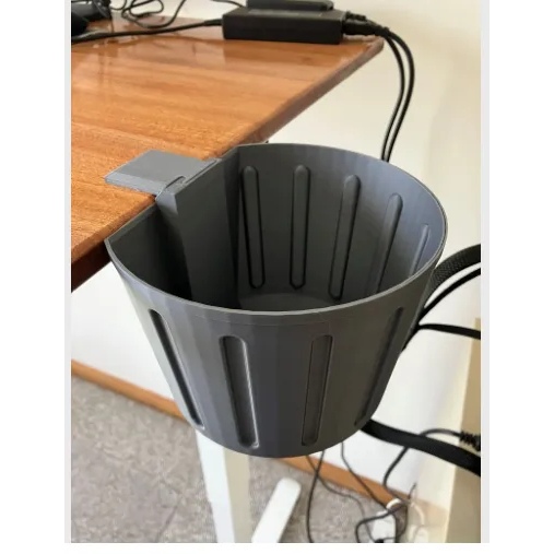 Clamp on Desk Bin table clamp trash management | Shopee Malaysia