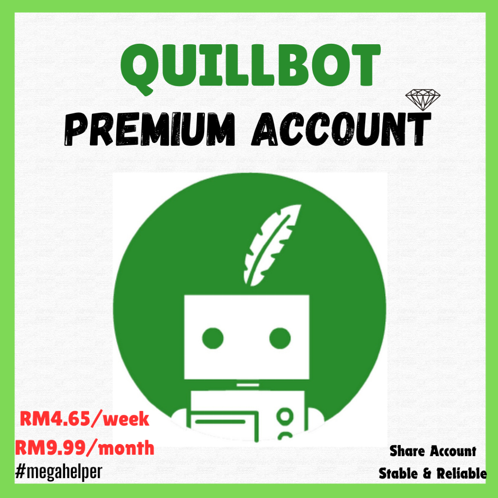 [FAST]Quillbot Premium Unlimited Word Paraphraser Summarizer Tool Fast respond | Shopee Malaysia