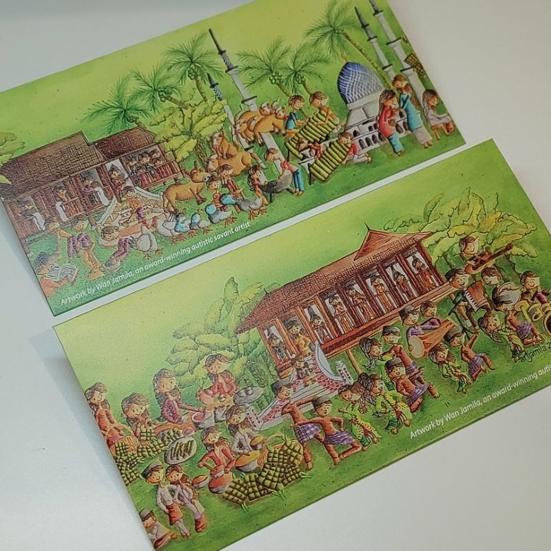 Sampul Raya 2025, Malaysia Raya Festival Culture Comic, 6pcs per pack ...