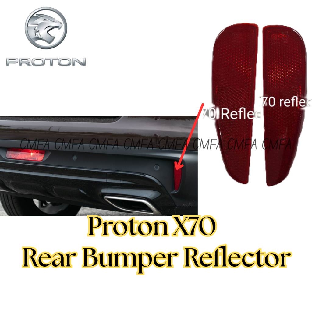 PROTON X70 Rear Bumper Reflector Original Geely | Shopee Malaysia