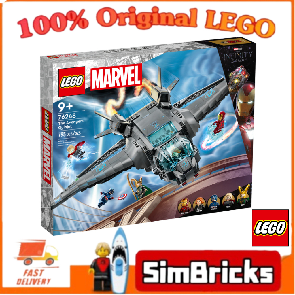 (SimBricks) LEGO 76248 Marvel The Avengers Quinjet | Shopee Malaysia
