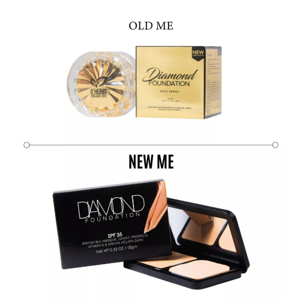 DHERBS DIAMOND FOUNDATION SPF35 15G | Shopee Malaysia