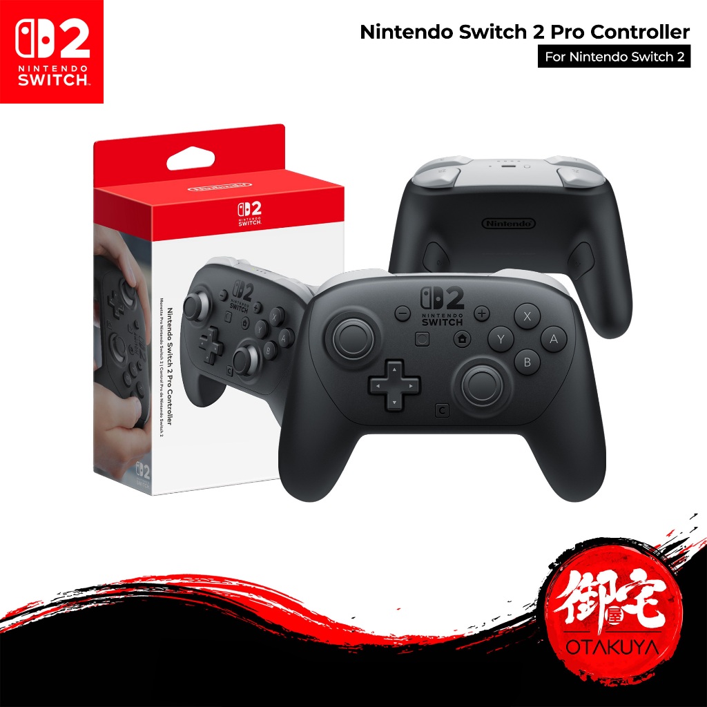 【READY STOCK】Nintendo Switch 2 Pro Controller Official (1 Year Nintendo ...