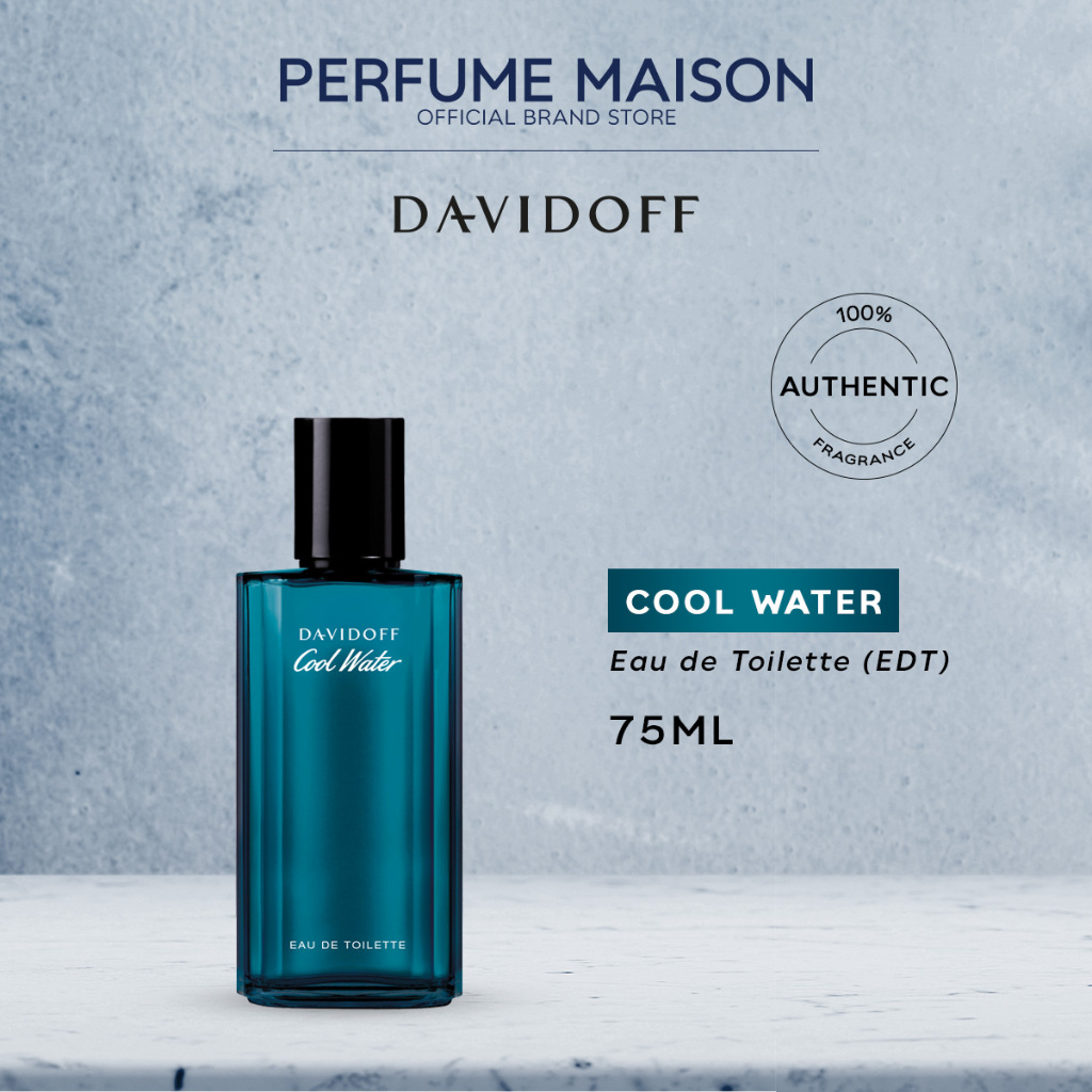 Davidoff Aromatic Fragrance Cool Water Eau De Toilette For Men | Shopee ...