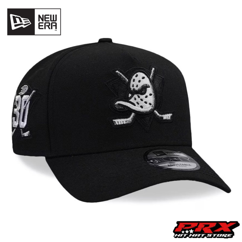 NEW ERA 9FORTY A-FRAME ANAHEIM DUCKS 30TH ANNIVERSARY BLACKED OUT ...