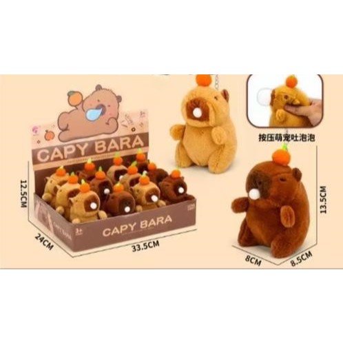 Capybara Plush Toy cute Capibara Plushie Toy Anak Patung Comel Doll ...