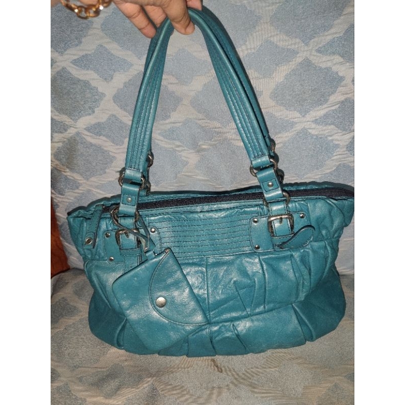branded bundle blue leather shoulder bag | Shopee Malaysia