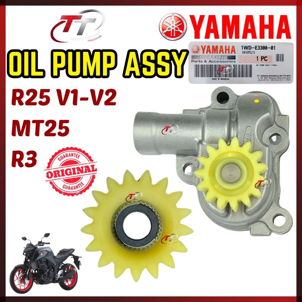R25 YZF-R25 R3 MT25 OIL PUMP ASSY IDLE GEAR 4T PAM MINYAK ENGINE PUM ...