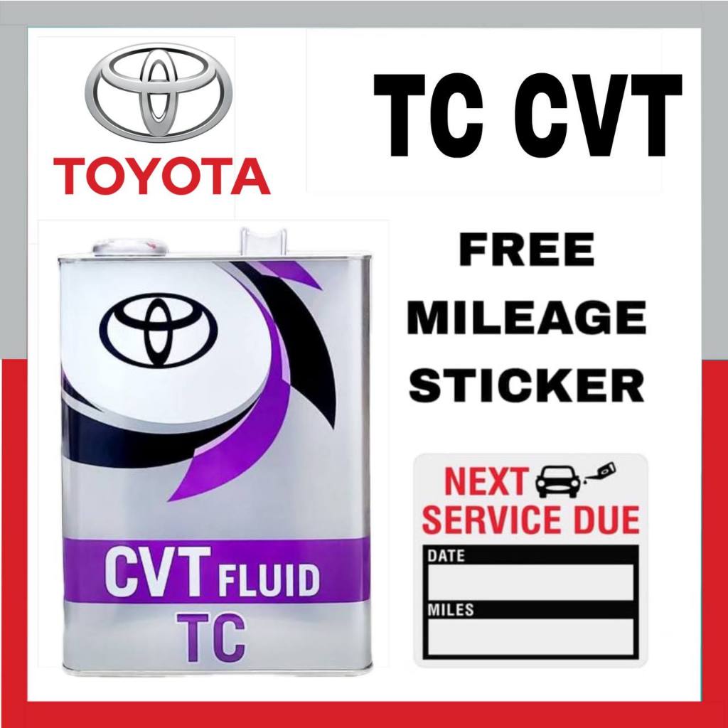 Toyota TC CVT Gear Oil (4 Liter) | Shopee Malaysia