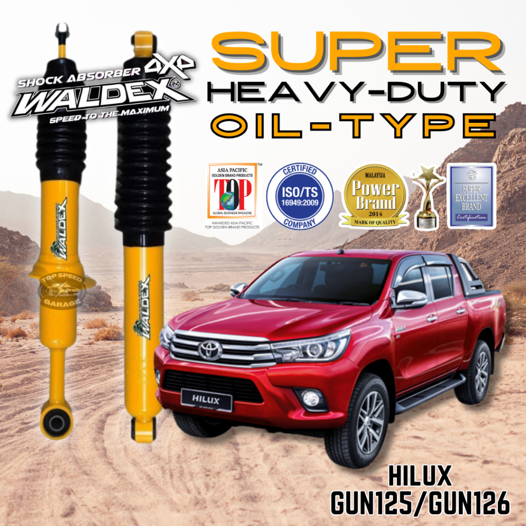 TOYOTA HILUX Revo/Rocco/Rogue GUN125/GUN126 4X4 - Waldex Super Heavy ...