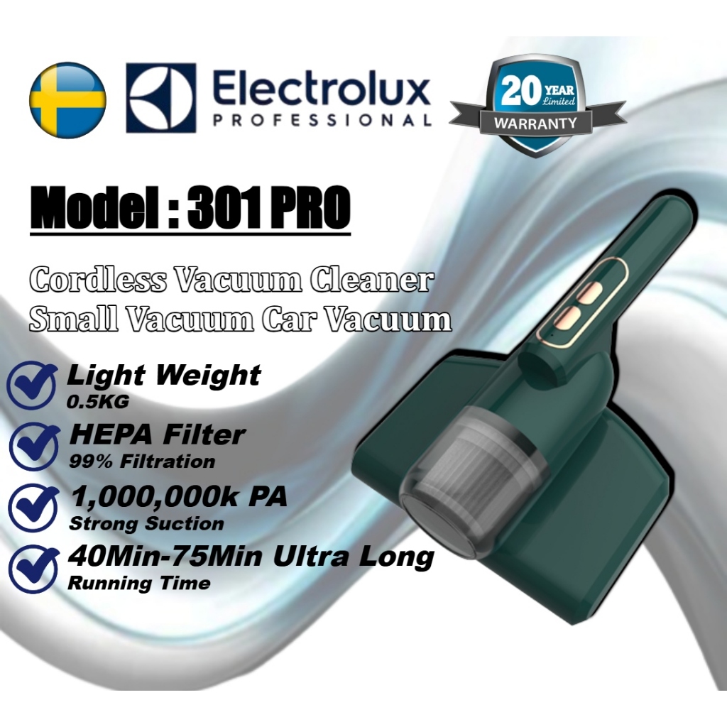ELECTROLUX Wireless Vacuum Mini Vacuum Cleaner with Dust Mite Removal ...