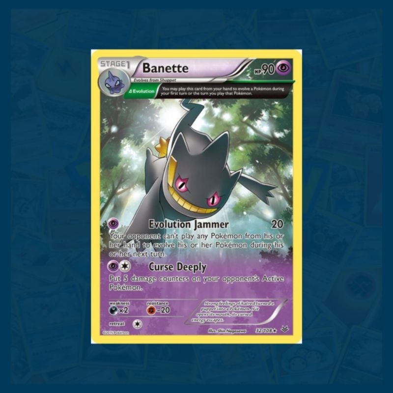 Banette (32/108) Rare | XY: Roaring Skies | Pokemon TCG Card | Shopee ...