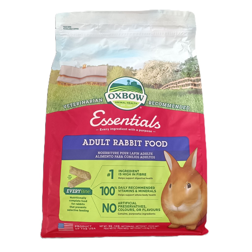OXBOW Essentials Adult Rabbit Food 10LB | Shopee Malaysia