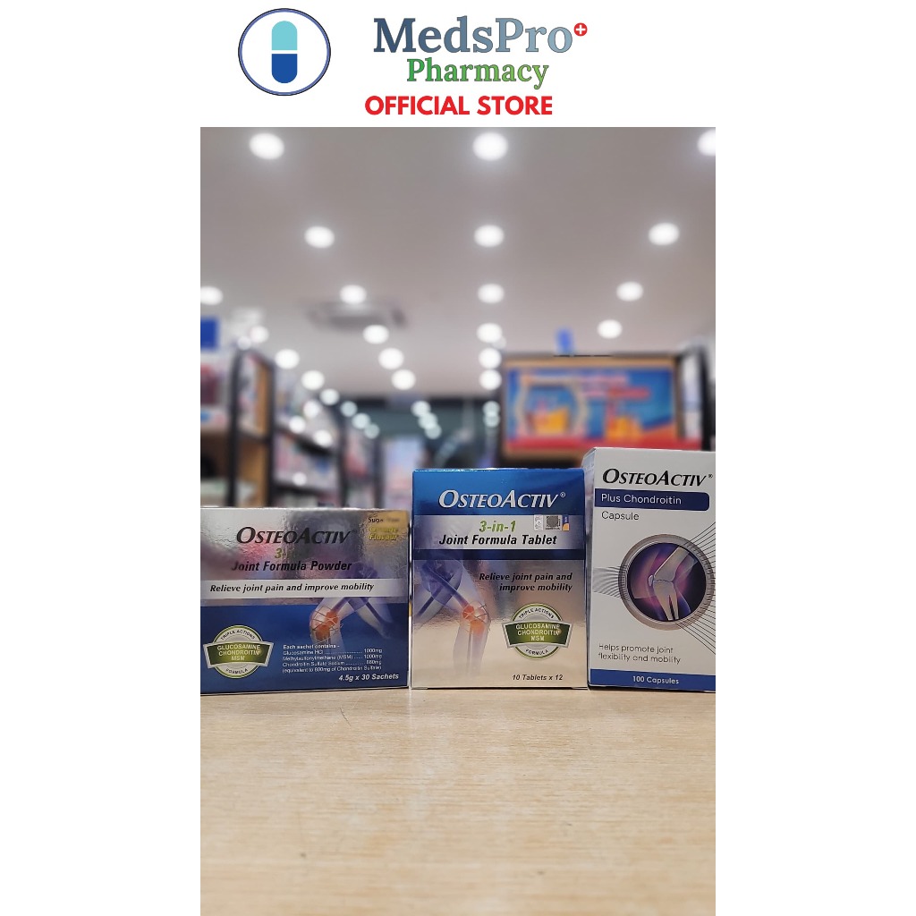 OSTEOACTIV GLUCOSAMINE CAPSULE/TABLETS/SACHETS | Shopee Malaysia