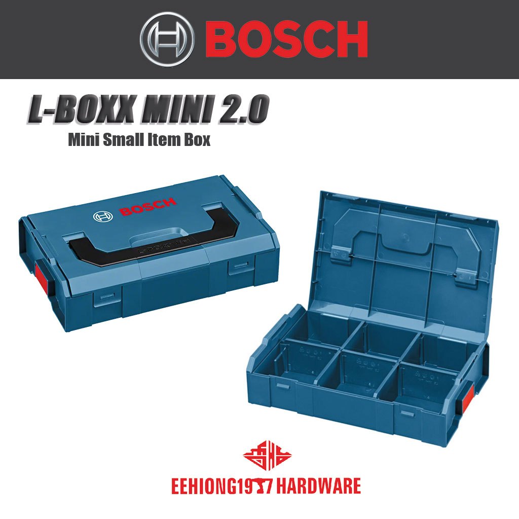 BOSCH L-BOXX Mini 2.0 Small Item Box Portable Small Tool Box Tool ...