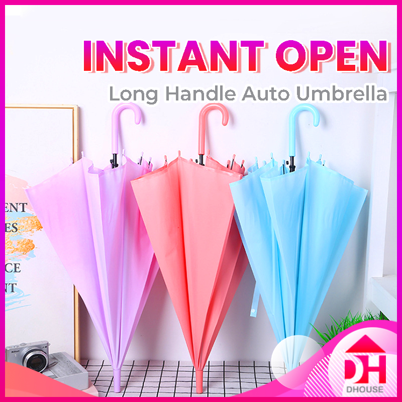 Transparent Umbrella One Click Auto Open Windproof Clear Light 8 ...