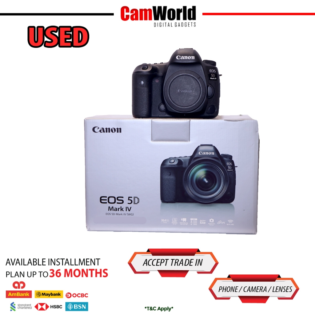 Canon EOS 5D Mark IV / 5D IV Body 95% Like New Conditions ( USED ...