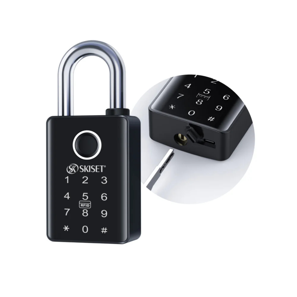 SKISET SMART PADLOCK SP800 (THUMBPRINT) | Shopee Malaysia