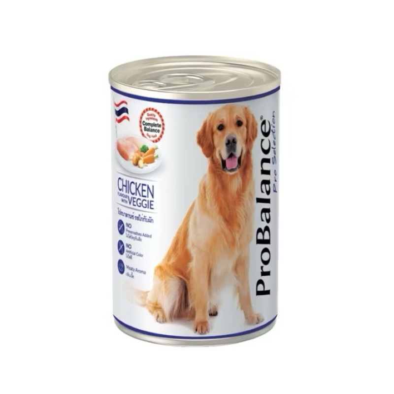ProBalance Dog Food Pro Selection Adult Wet Dog Food Chicken Veggie (400g x 1 Can) | Shopee Malaysia