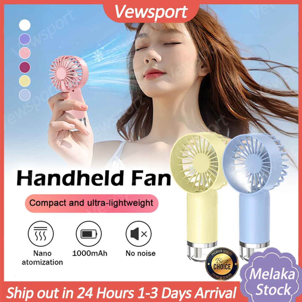 5000mah Fast Charge Ice Mist Small Fan 7 Hours Long Endurance USB ...