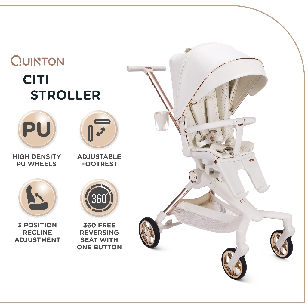 Quinton Citi Stroller – Kereta Sorong Bayi untuk Perjalanan Bandar ...