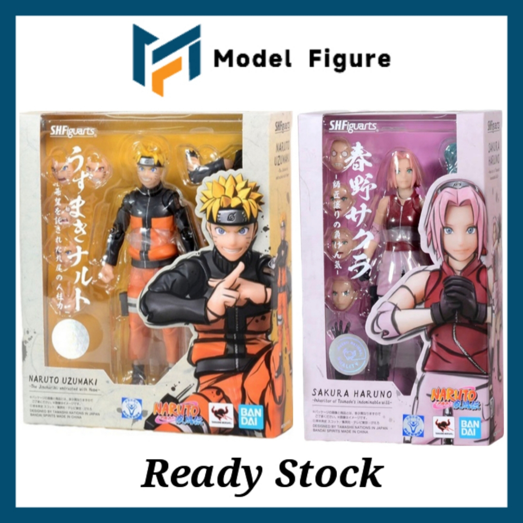 Bandai 万代 - S.H.Figuarts SHF Naruto Shippuden Uzumaki Naruto / Haruno ...