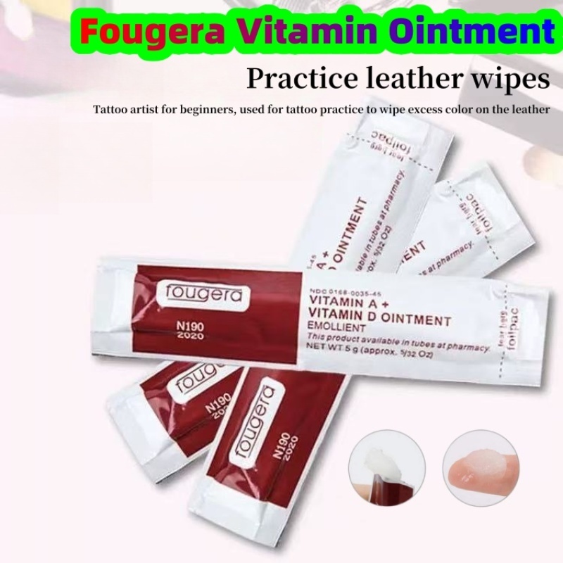 White Fougera Vitamin Ointment A&D Anti Scar Tattoo Aftercare Cream For ...