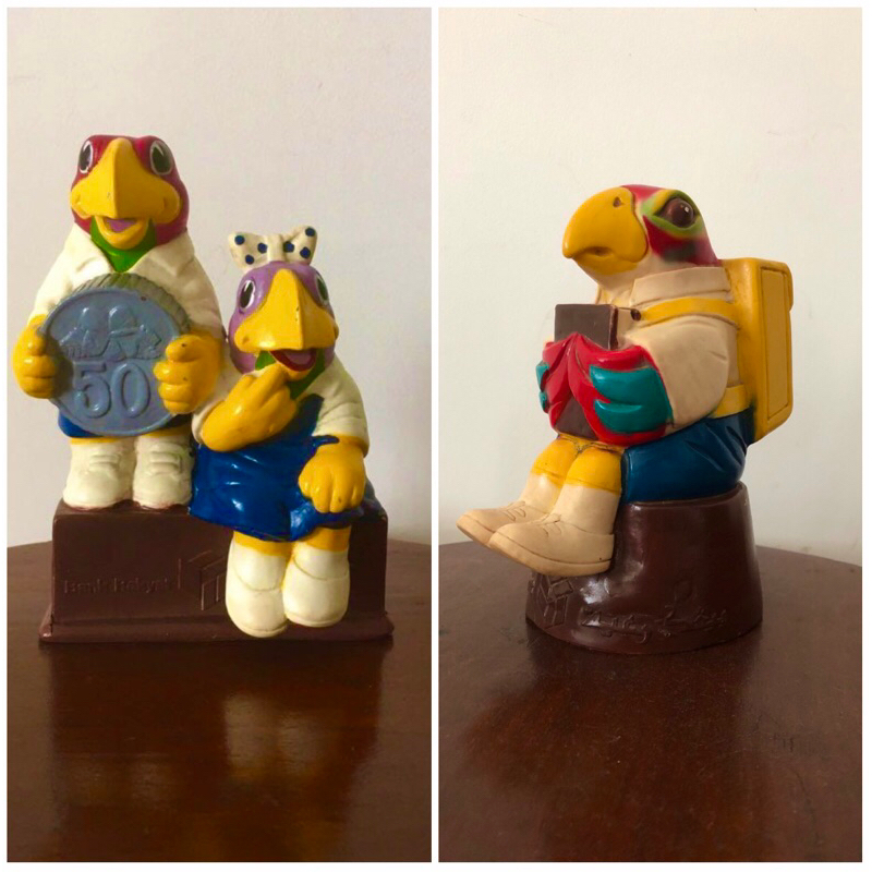 Vintage Old Rare Bank Rakyat Nuri coinbox / coin bank / tabung duit ...