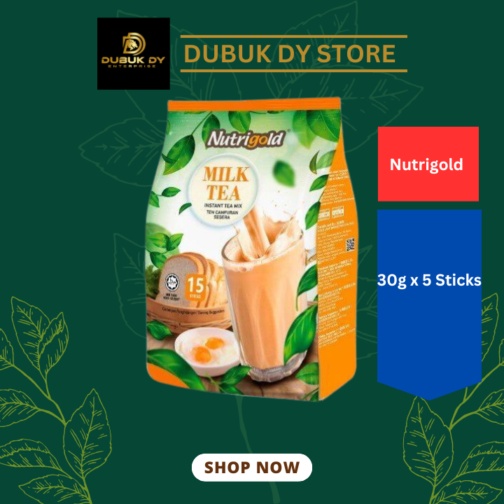 Nutrigold Instant Milk Tea ( 30g x 5 Sticks ) | TEH SUSU SEGERA ...