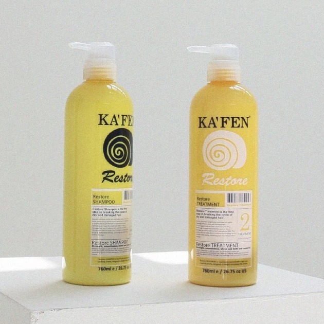 CNY Sale！KAFEN Snail Restore Shampoo/Treatment 蜗牛极致洗发精/ 护发素 (250ml) Dry ...