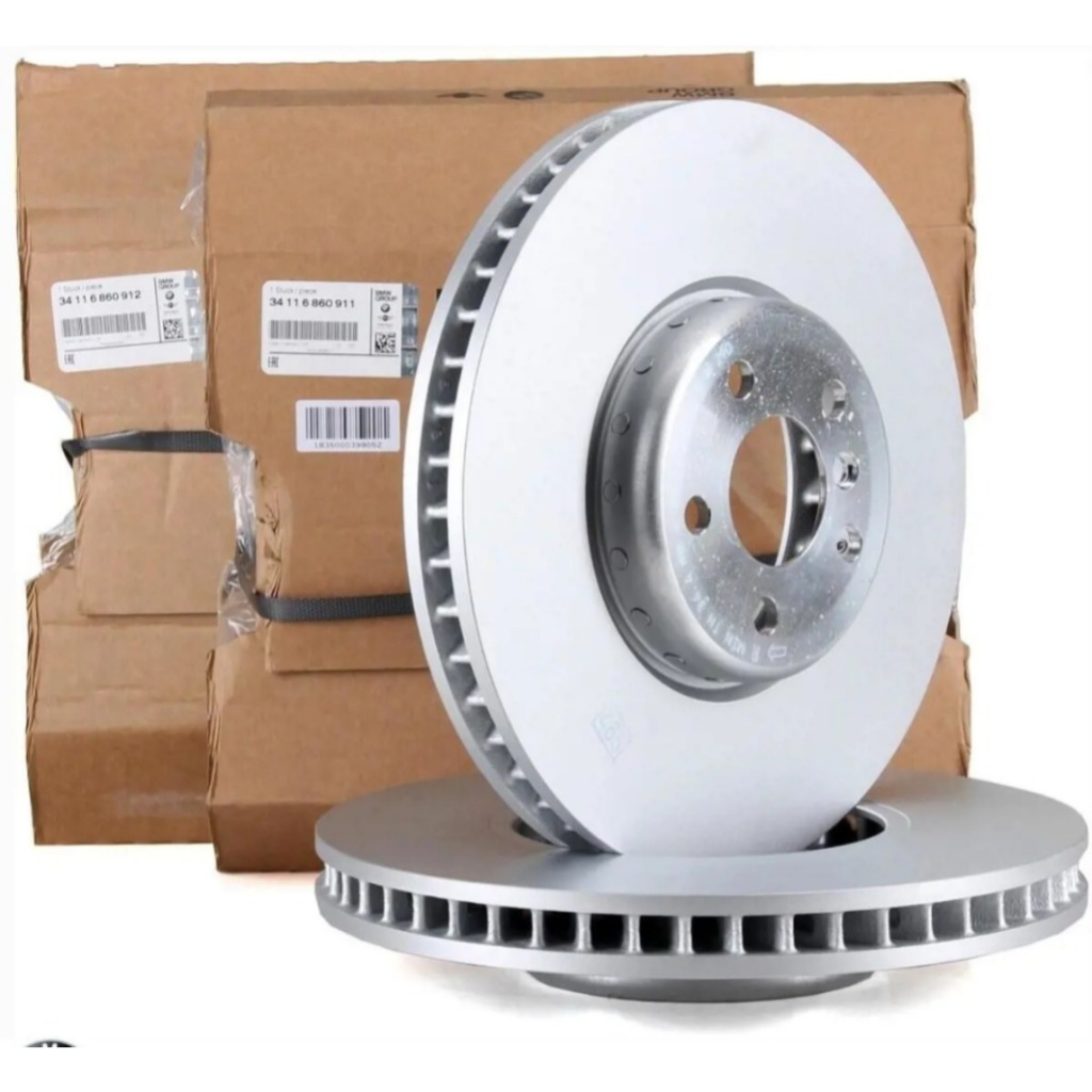 BMW G20 G30 G12 M sport front brake disc LH RH 34116860911 34116860912 ...