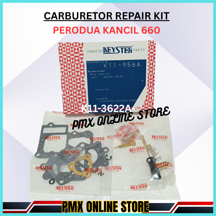 Perodua Kancil 660 Carburetor Repair Kit Keyster Japan Made Mira L200 ...