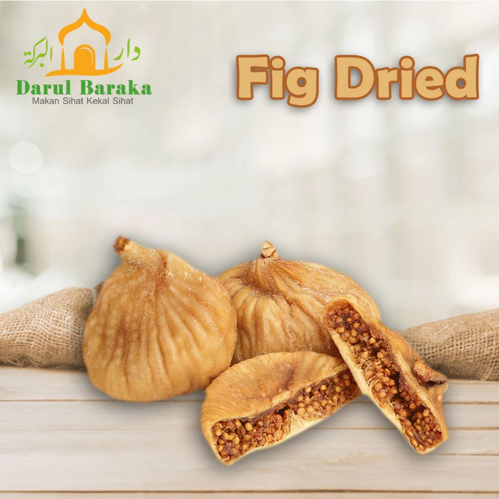 BUAH FIG KERING SEGAR BUAH TIN 200g | 400g DRIED FRESH FIGS MAKANAN ...