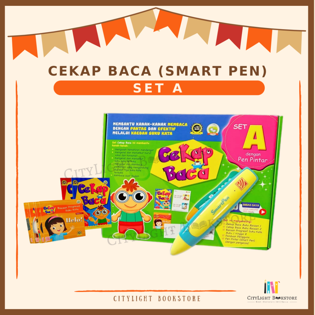 [CITYLIGHT] Buku Prasekolah: Pelangi Cekap Baca 𝐒𝐞𝐭 𝐀 / Set B / Set C ...