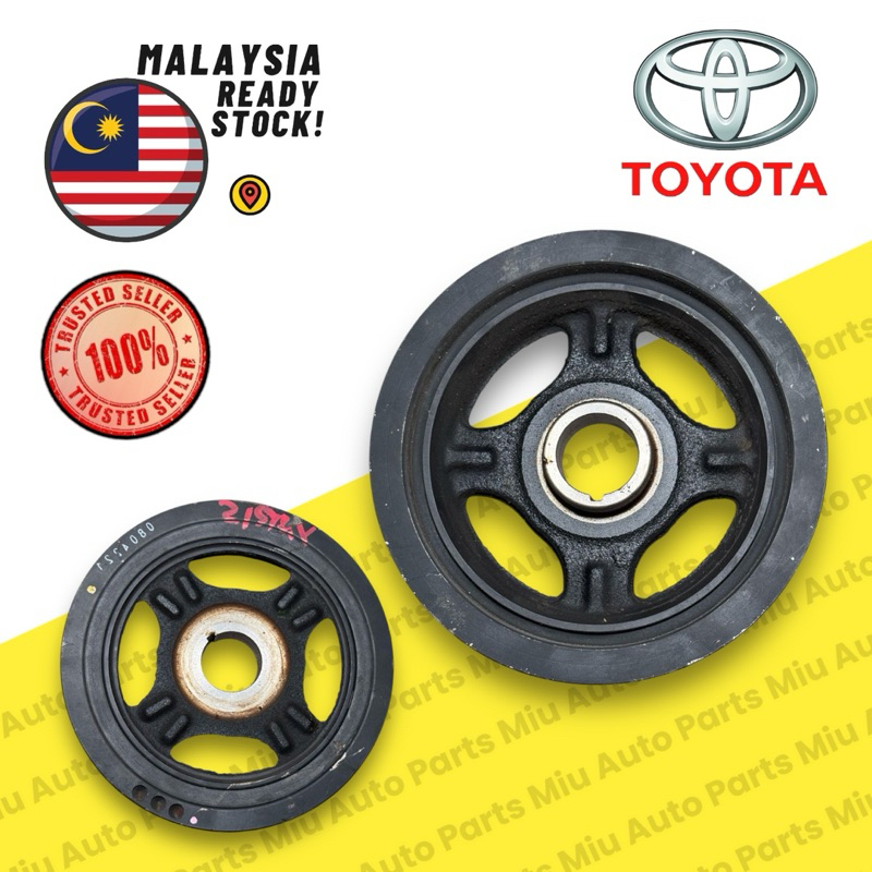 TOYOTA YARIS CRANK SHAFT PULLY MAIN PULLEY ORIGINAL | Shopee Malaysia