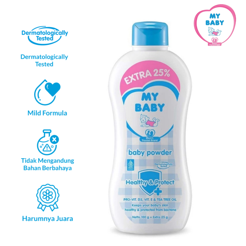 My Baby Powder Healthy & Protect - (125g) | Shopee Malaysia