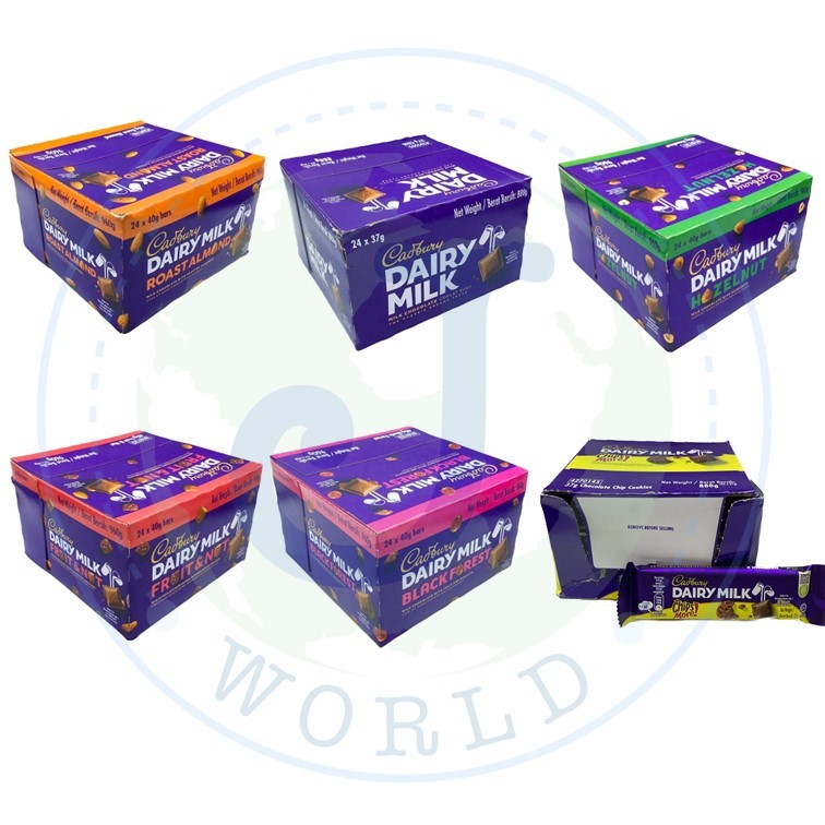[24PCS] CADBURY DAIRY MILK CHOCOLATE OUTER 32GM HALAL COKLAT | Shopee ...