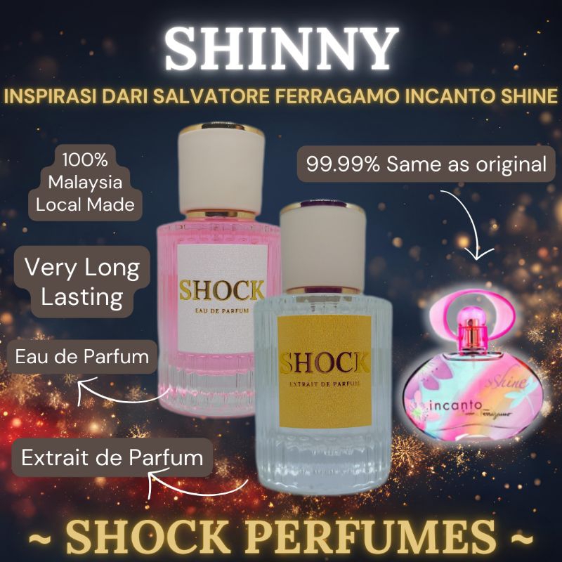Shinny - Original SHOCK Perfumes - Incanto Shine | Shopee Malaysia
