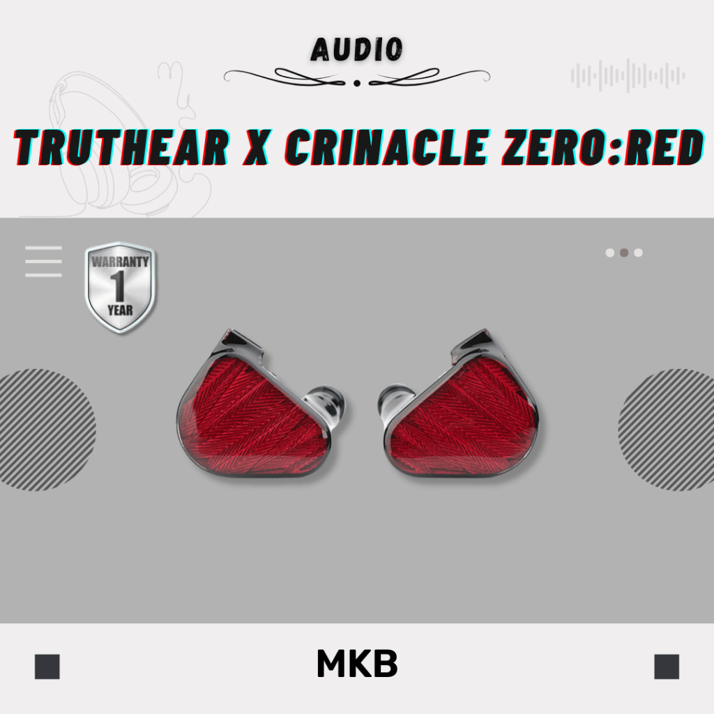 Truthear x Crinacle Zero: Red Dual Dynamic Drivers IEM DLP-3D Printing ...