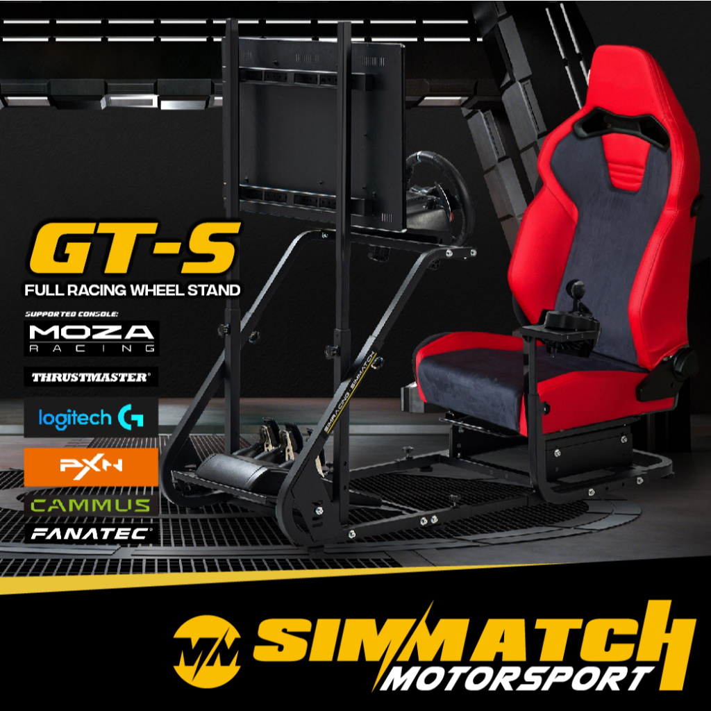 🔥SHIP FROM KL🔥 Simmatch Full Set Racing Simulator Steering Wheel Stand ...