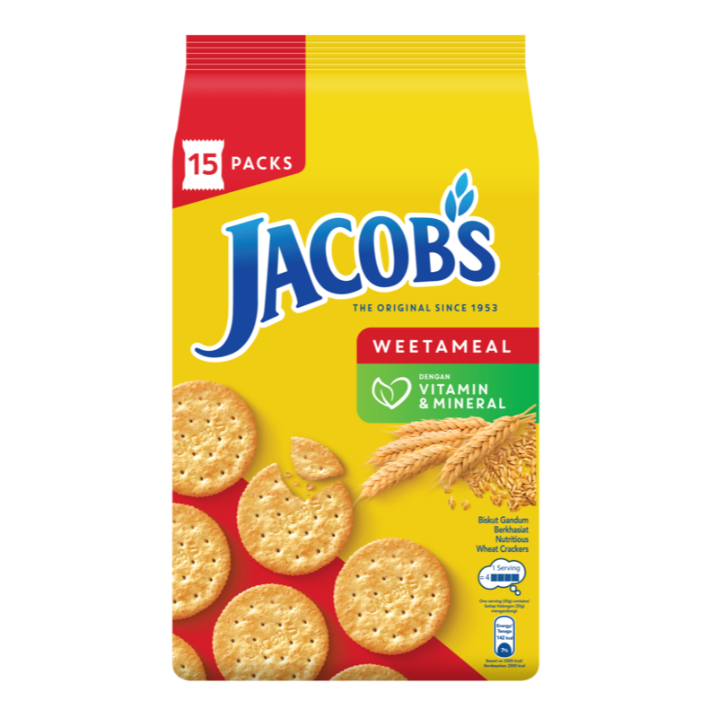 Jacob's MultiPack Weetameal Wheat Crackers (418.5g) | Shopee Malaysia