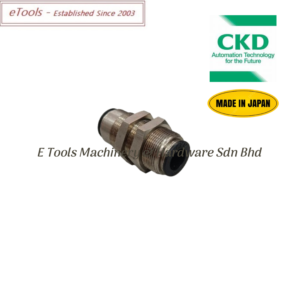AIRTAC / SMC / CKD 10mm BULKHEAD UNION ONE-TOUCH FITTING | SAMBUNGGAN ...