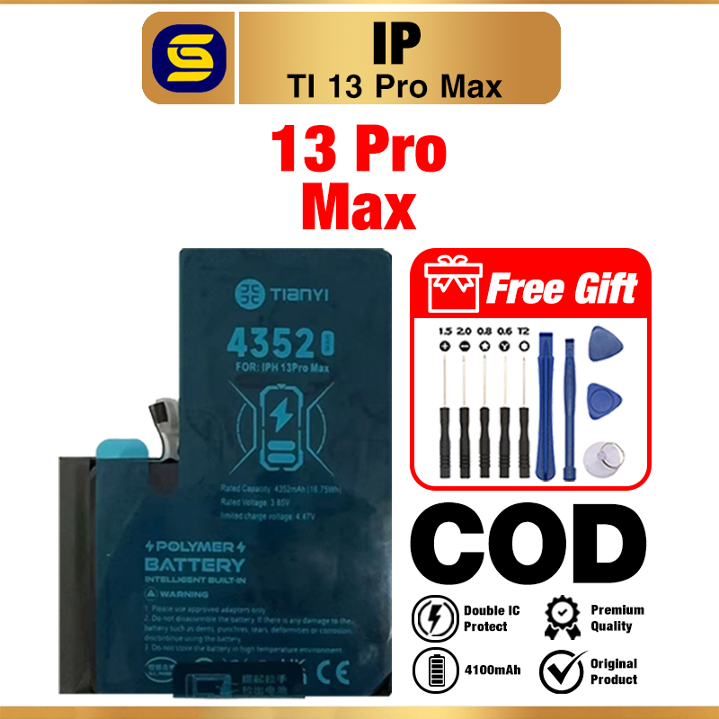 Battery Bateri Compatible For ip 13 PRO MAX 4352mAh | Shopee Malaysia