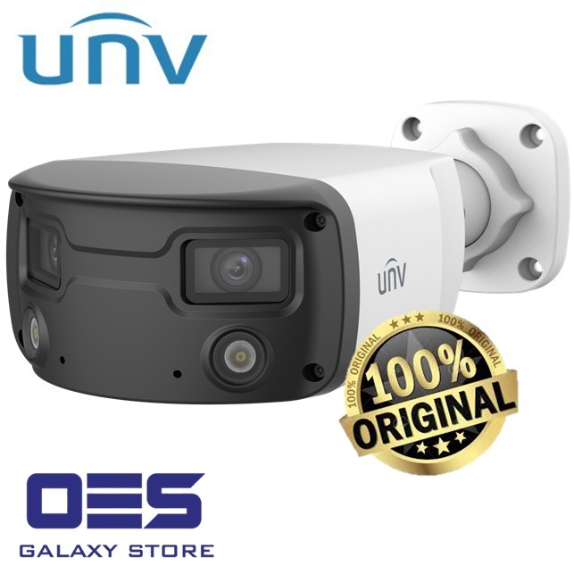 UNIVIEW IPC2K24SE-ADF40KMC-WL-I0 4MP H.265 Built-in Speaker and Dual Mics ColorHunter OmniView ...